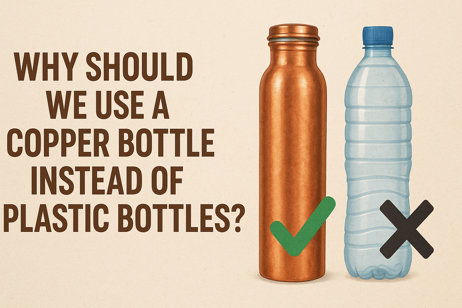 Why Should We Use A Copper Bottle Instead Of Plastic Bottles? – Purely ...