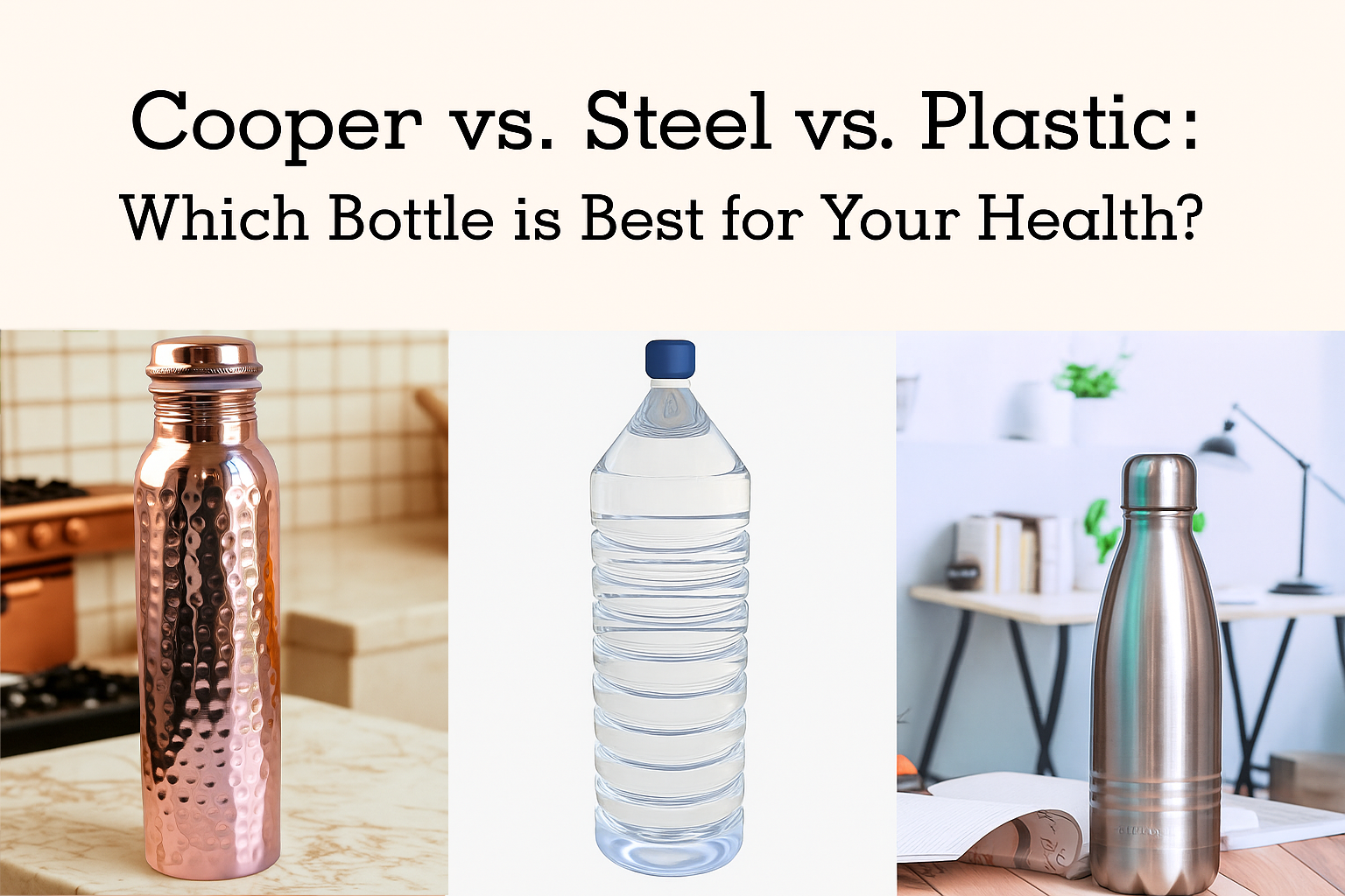 Copper vs. Steel vs. Plastic: Which Bottle is Best for Your Health ...